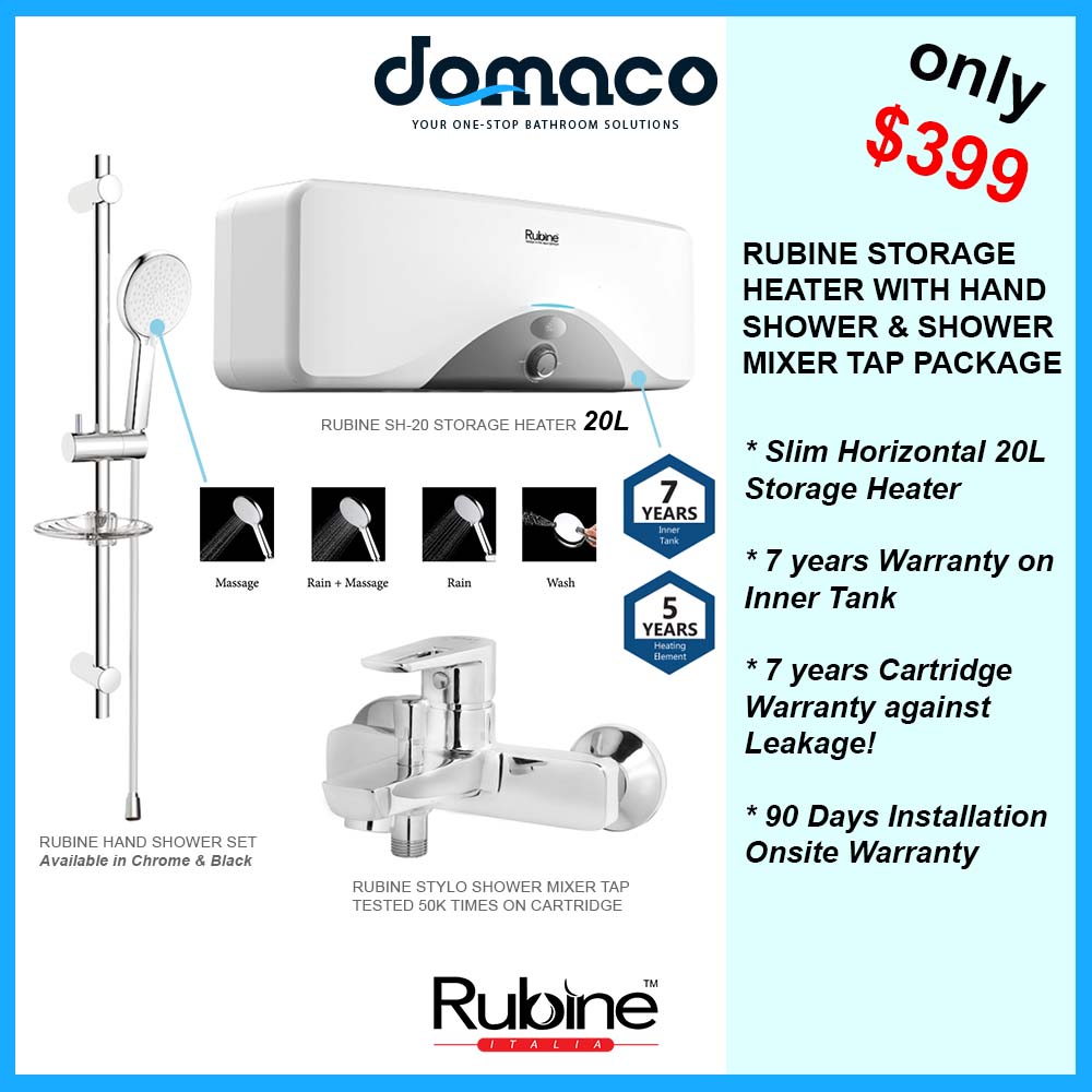 Tap – tagged "Storage Heater With Rain Shower Mixer Package" – Domaco